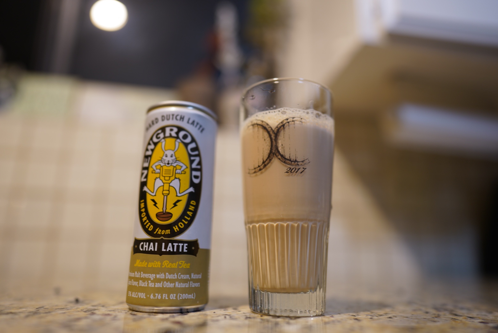 Newground sent me a chai cardamom nitro hard latte. I am forever ...